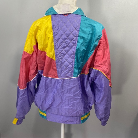 Casual Club | Jackets & Coats | Vintage Color Block Jacket | Poshmark